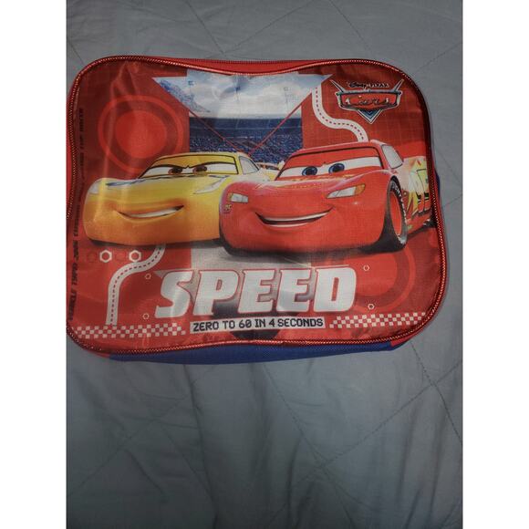 Pixar | Bags | Disney Pixar Cars Speed Lunch Box With Lightning Mcqueen ...